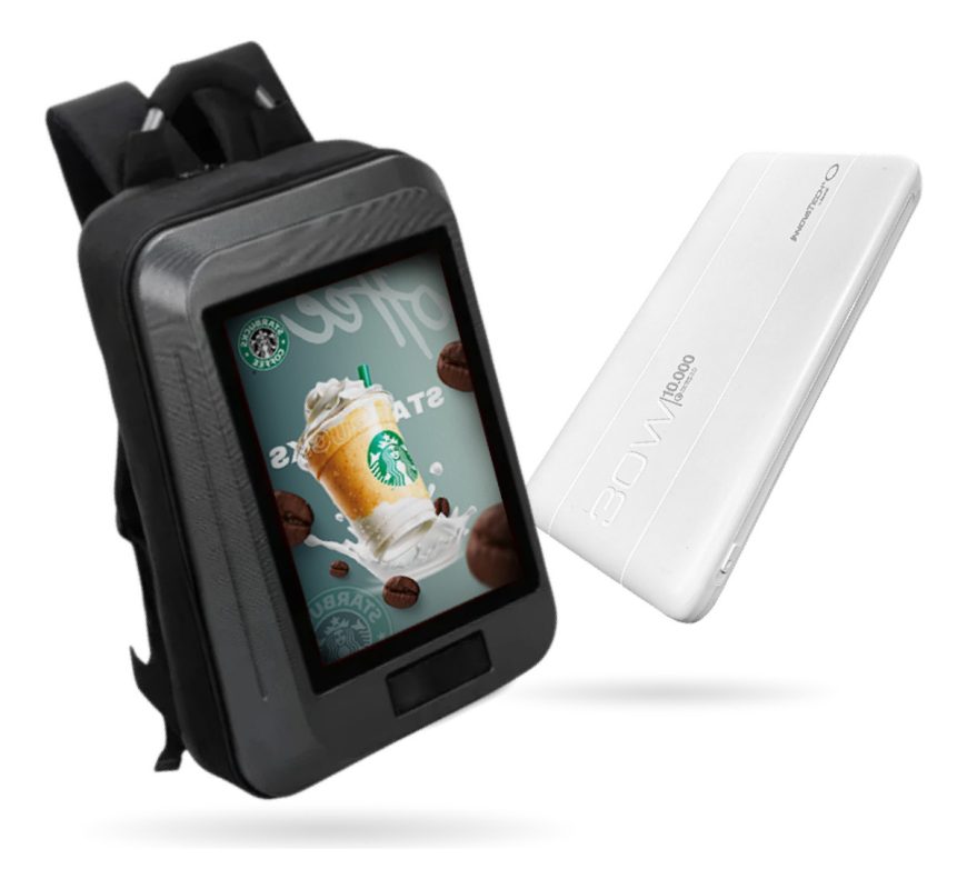 Mochila Publicitaria Pantalla Led Full Color 1280×768 Power Bank Usb ...