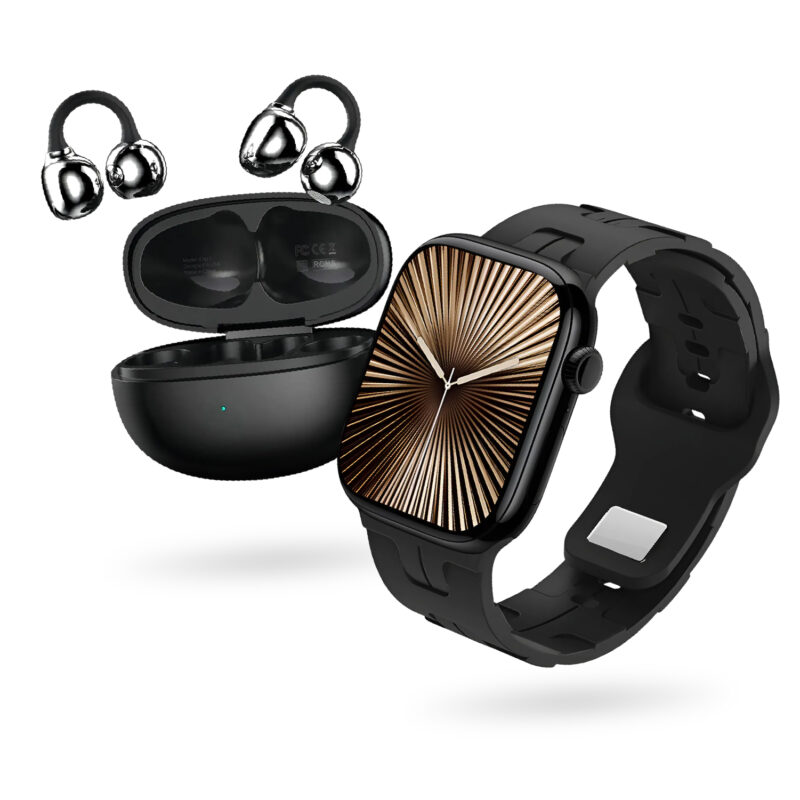Smartwatch H10 Pro Mini AMOLED + Audífonos Clip 1 Deportivos – IP67 ...