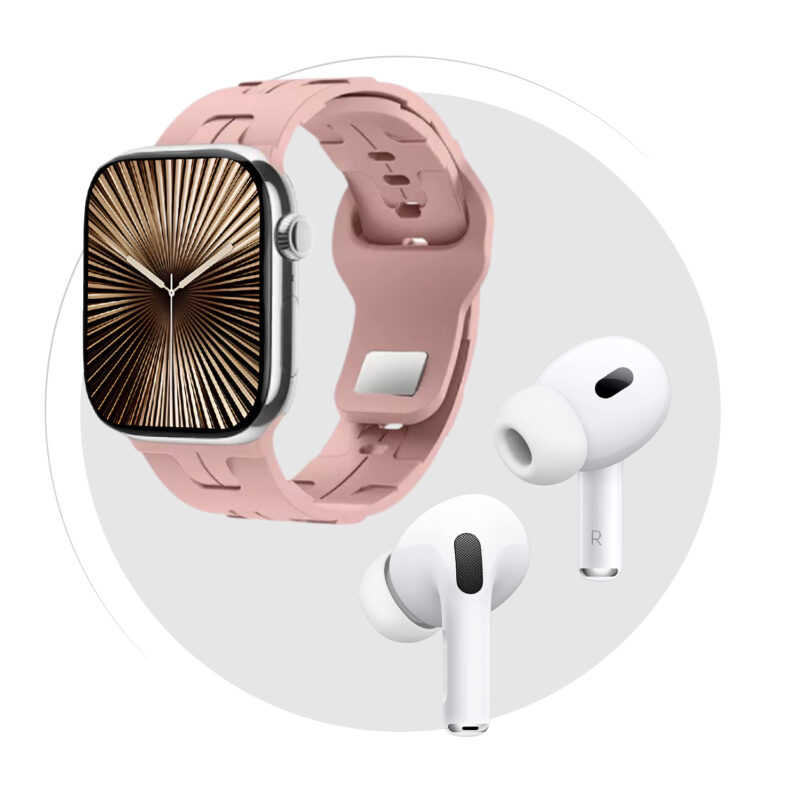 Smartwatch Serie H10 Pro Rosado Mini AMOLED Con AirPods 2 Pro – Grupo ...