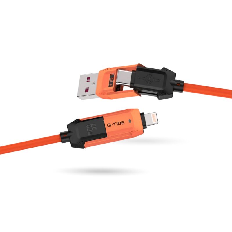 Cable De Carga Universal 4 En 1 G-tide 65w Carga Rápida Usb-c Micro 1 ...